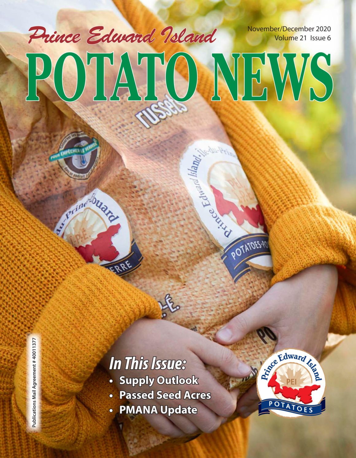 PEI Potato News - Nov/Dec 2020 - PEI Potato Agronomy